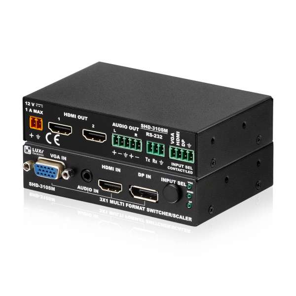 3x2 2K Multiformat Presentation Switcher with Scaler | OneAV Germany ...